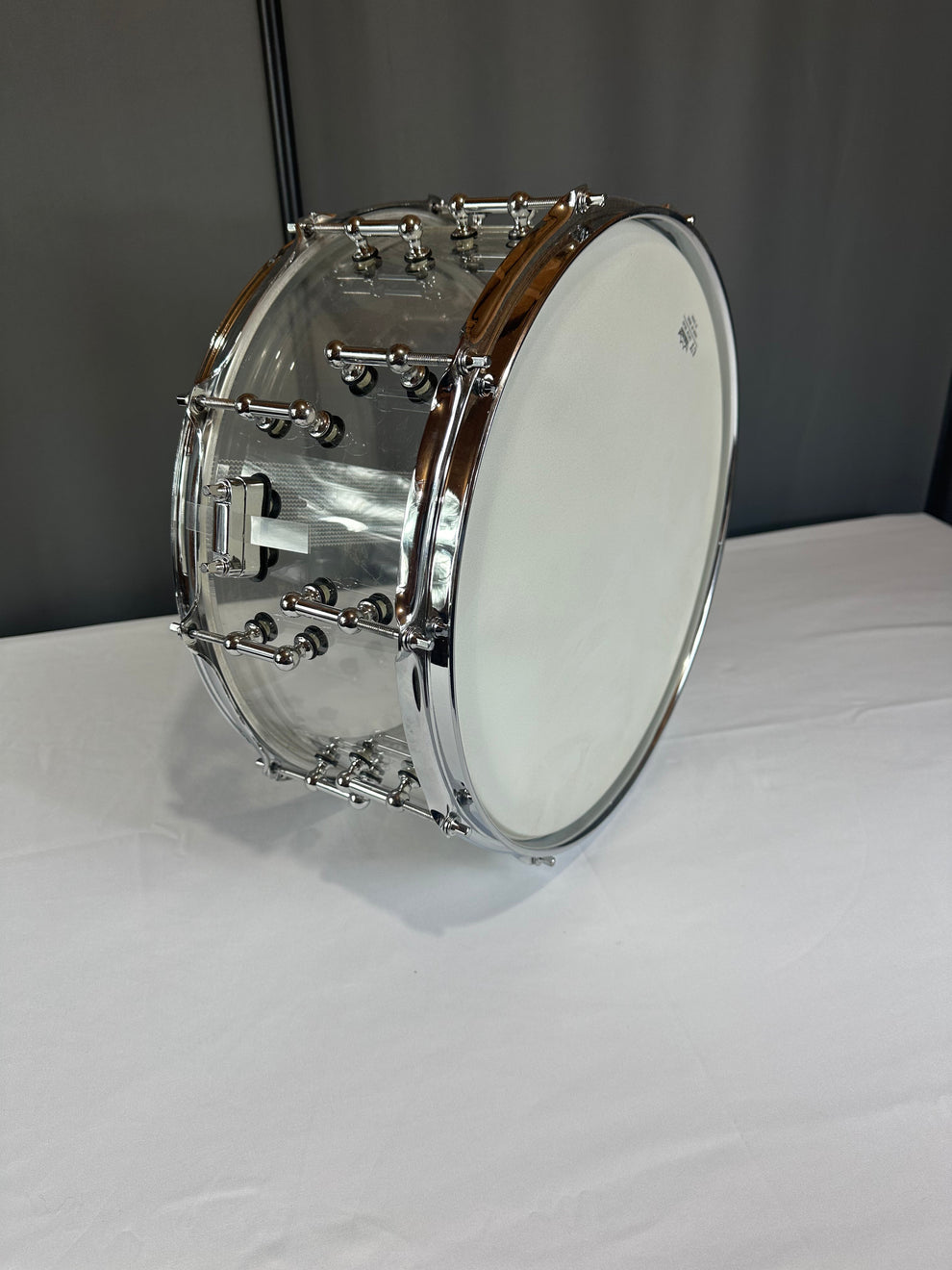 Clear Acrylic Snare Drum FR-14X6-CT – RL Drums