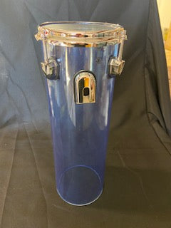 Transparent Blue Acrylic Octoban With Tama Style Mount – RL Drums